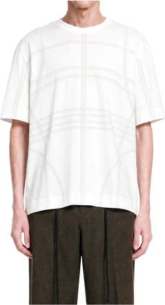 Craig Green Flatlock SS Jersey - Homme - Tops - Blanc - Taille: L