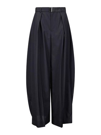 sacai Pantalons D&eacute;contract&eacute;s - Noir