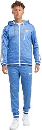 Lonsdale Chain Track Combinaison, Bleu Marine/Bleu Layette, 3XL Homme