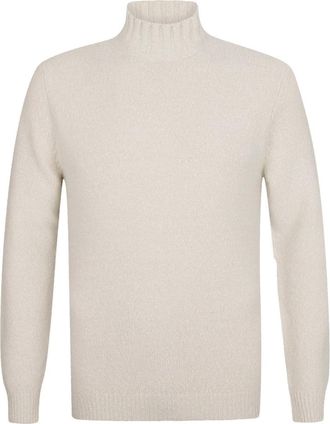 Profuomo Softer Pullover aus einem Wollmix mit Turtleneck in