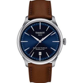 Tissot Chemin Des Tourelles Braun Herren Armbanduhr T1398071604100