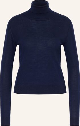 Mrs & Hugs Mrs & Hugs Rollkragenpullover Aus Merinowolle blau