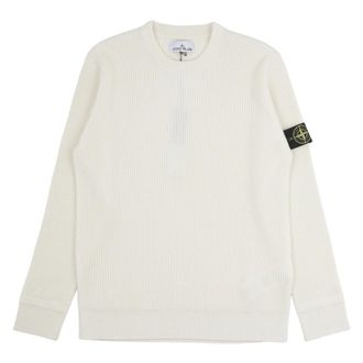 Stone Island RWS Sweater - - Knitwear - Herren - Wei&szlig; - 2XL