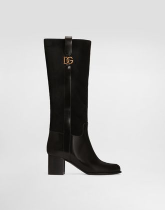 Dolce & Gabbana Cavallerizzo - Frau Stiefel Und Siefeletten Schwarz 38.5