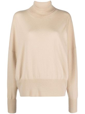 Toteme Kaschmirpullover mit Rollkragen - Nude