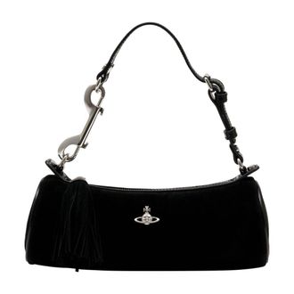 Vivienne Westwood Calfskin Shoulder Bag - Black