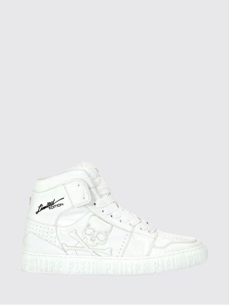 Philipp Plein Baskets montantes Super Street Skull Bones en cuir avec Skull