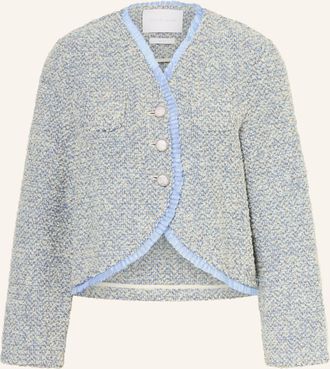 Rich & Royal Strickjacken Mit R&uuml;schen grau