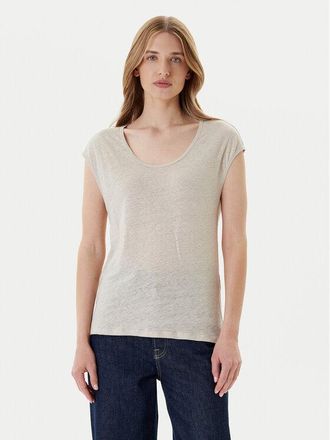 Benetton United Colors Of Benetton T-Shirt 37UJE16B1 Beige Regular Fit