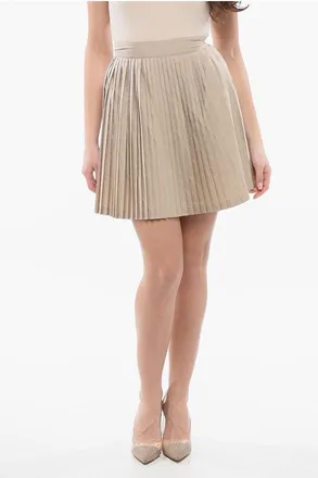 Dior High-Waisted Pleated Mini Skirt size 40