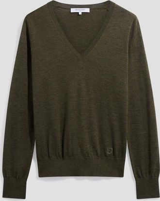 Gerard Darel Pull V en laine fine - RACHEL - Bronze