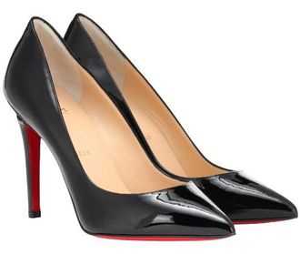 Christian Louboutin Black Patent Leather Pigalle 100 Size 36