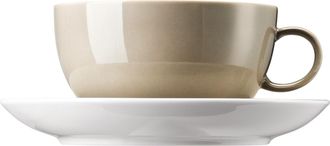 Thomas Sunny Day Greige Cappuccinotasse 2tlg