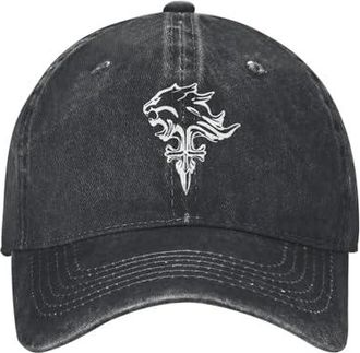 Generic Chaleur dHiver, Vintage Fantasy VIII Casquettes de Baseball Unisexe Délavé Denim Lavé Snapback Cap Extérieur Été Cadeau Caps Chapeau