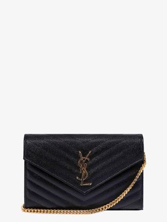 Saint Laurent Pochette Cassandre grain-de-poudre leather crossbody bag - SAINT LAURENT - gender_Woman