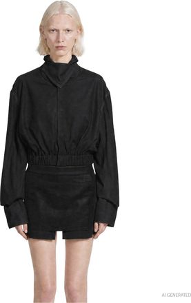 Rick Owens Collared Mac Shirt