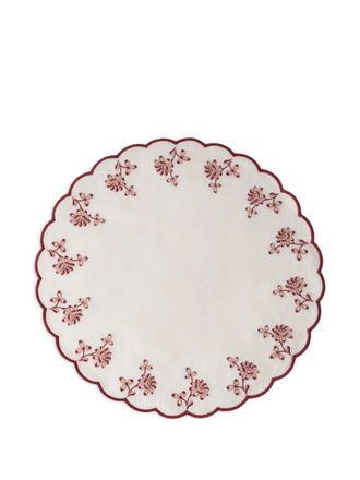 Cabana set de table Botanica &agrave; broderies - Blanc