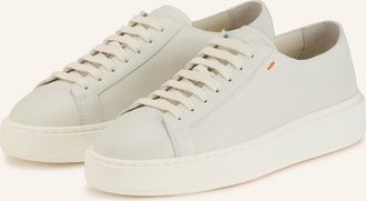 Santoni Sneaker Clean weiss