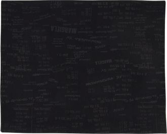 Maison Margiela Femme, Accessoires, Gris, Taille: ONE Size Jacquard Logo Scarf
