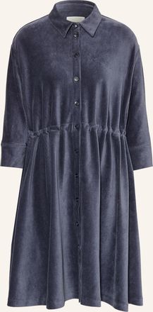 Cat Noir Catnoir Hemdblusenkleid Aus Cord blau
