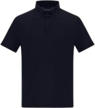 Herno Homme, Tops, Bleu, Taille: L Polo Crepe