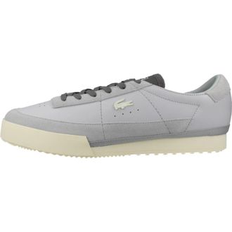 Lacoste Aura Leather Sneakers - - Shoes - Herren - Grau - 42 EU