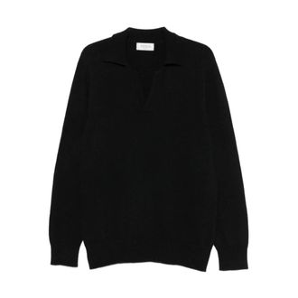 Laneus V-Ausschnitt Pullover - - Knitwear - Herren - Schwarzk - XS