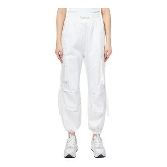 Disclaimer Cargo Hose Wei&szlig; - - Trousers - Damen - Wei&szlig; - L