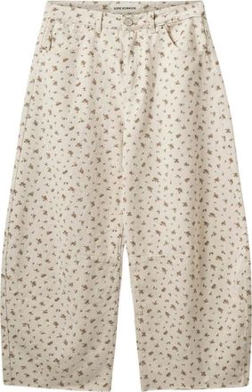 Sofie Schnoor Femme, Jeans, Beige, Taille: 40 FR Tomarsw Cropped Barrel Jeans