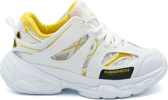 Bonateks Damen DEFRB100016 Sneaker, White, 36 EU Schmal