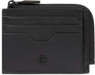 Piquadro Homme, Accessoires, Noir, Taille: ONE Size Porte-monnaie zipp&eacute; avec porte-documents