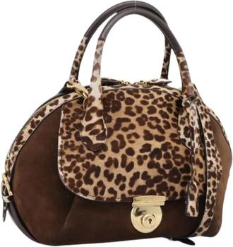 Ferragamo Sac &agrave; main en cuir de veau Pre-owned - Femme - Pre-owned - Multicolore - Taille: ONE Size