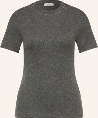 PESERICO Peserico Strickshirt Mit Glitzergarn grau