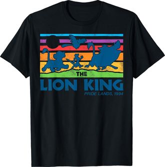 Disney Lion King Retro Rainbow Main Cast T-Shirt