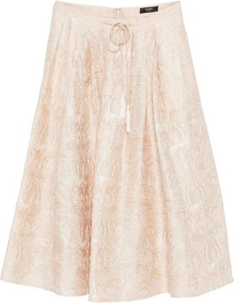 Seventy Femme, Jupes, Beige, Taille: 38 FR Jupe Midi