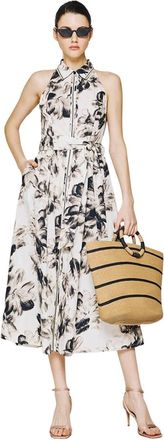 Access Fashion Access Fashion, Femme, Robes, Multicolore, Taille: 40 FR Longue Robe Chemise &Eacute;vas&eacute;e