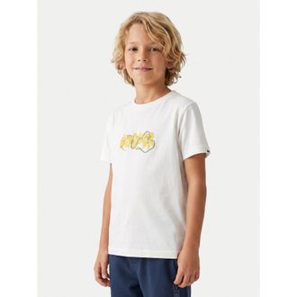 Quiksilver T-Shirt Ev Bloomsday EQKZT03570 Wei&szlig; Regular Fit