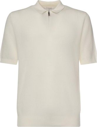 Eleventy Homme, Tops, Blanc, Taille: L Polo Chemises