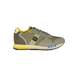 Blauer Homme, Chaussures, Vert, Taille: 42 EU Leather Baskets