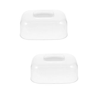 Cabilock 2 Stück Kuchenabdeckung Dessert Kuchen Kuchenkuppel Wiederverwendbare Lebensmittelabdeckung Party Kuchen Ausstellungskuppel Kuchenschutzabdeckung Schü