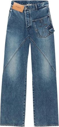J.W.Anderson Homme, Jeans, Bleu, Taille: W30 Twisted Workwear Jeans
