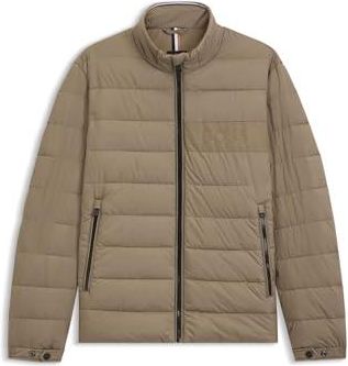 BOSS Hommes H-Cenitos Veste matelass&eacute;e d&eacute;perlante &agrave; Logo Ton sur Ton