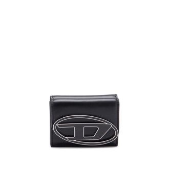 Diesel 1DR Trifold Wallet - - Accessories - Damen - Schwarzk - ONE SIZE