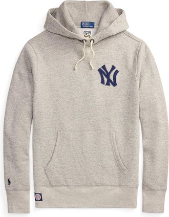 Ralph Lauren Softer Hoodie mit New York Yankees-Aufn&auml;her, Classic Fit in