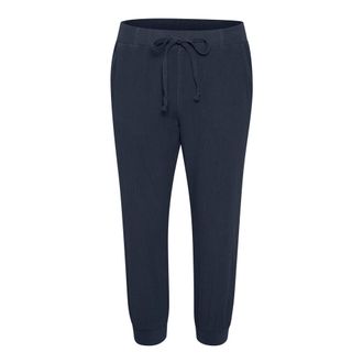 Kaffe Pantalon Capri Midnight Marine - Femme - Pantalons - Bleu - Taille: 40 FR