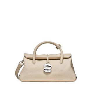 Zanellato Femme, Sacs, Blanc, Taille: ONE Size Sac &agrave; main White Carrara