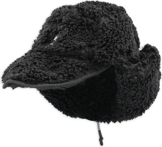 Kangol chapeau en polaire &agrave; rabat - Noir