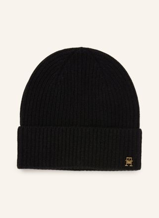 Tommy Hilfiger Cashmere-M&uuml;tze schwarz