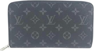 Louis Vuitton unisex, Pre-owned, Noir, Taille: ONE Size Portefeuille en toile Pre-owned