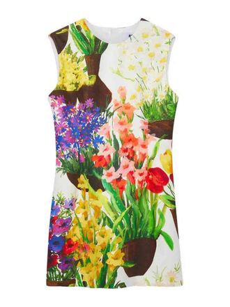 Msgm M. S.G. M. Robe Courte - Multicolore